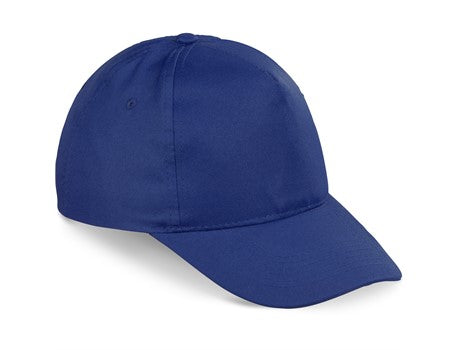 5 Panel Structured Peak Cap Blue – Saleys Travel Goods