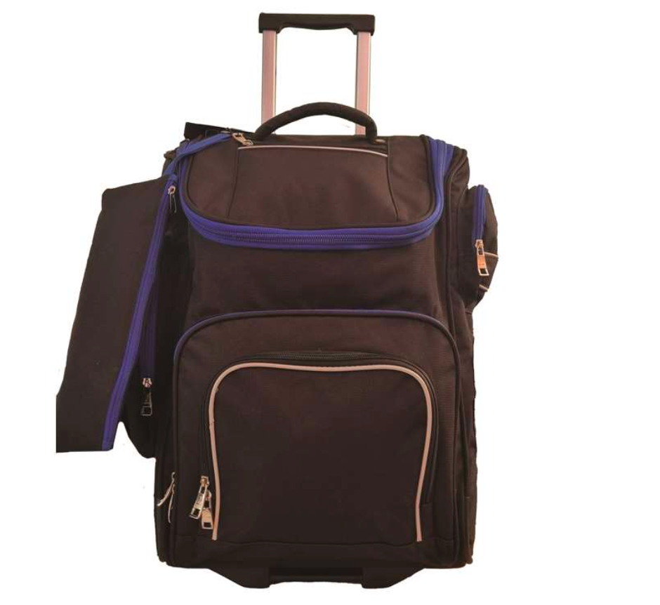 Longboard Cruiser School Trolley Backpack Black + Free Pencil Case ...