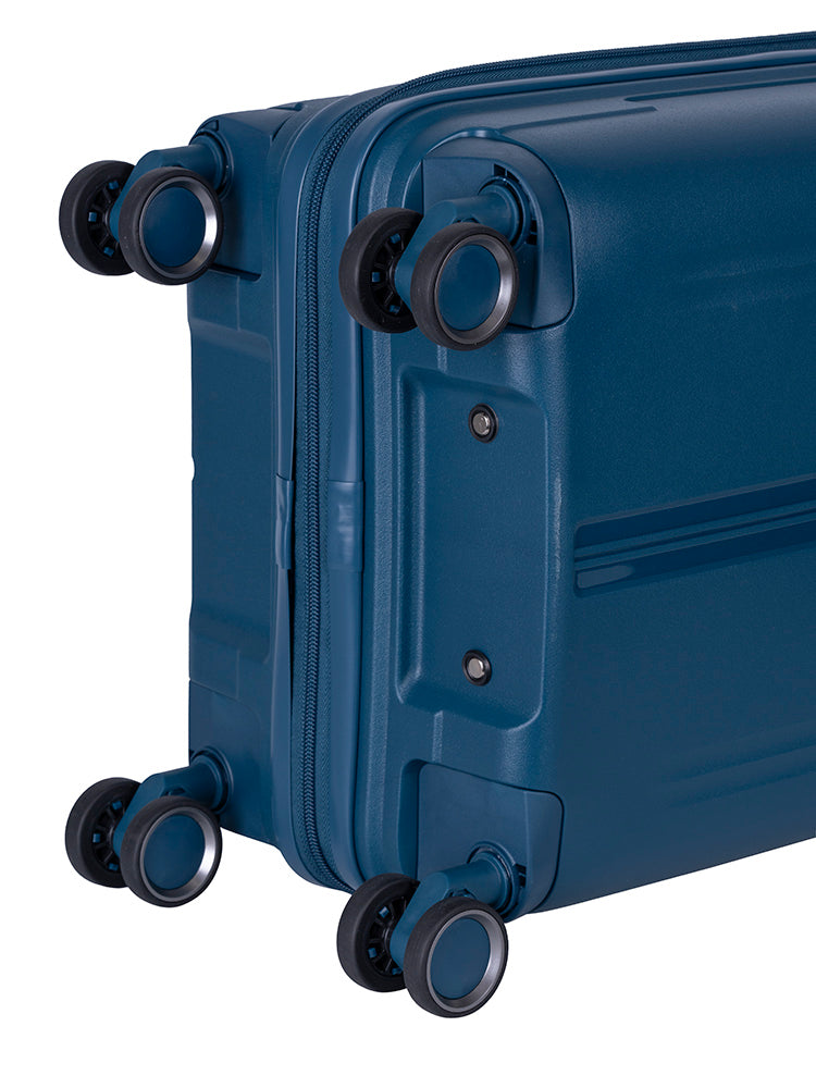 Cellini Xpedition 4 Wheel Carry On Trunk Navy – Saleys Travel Goods