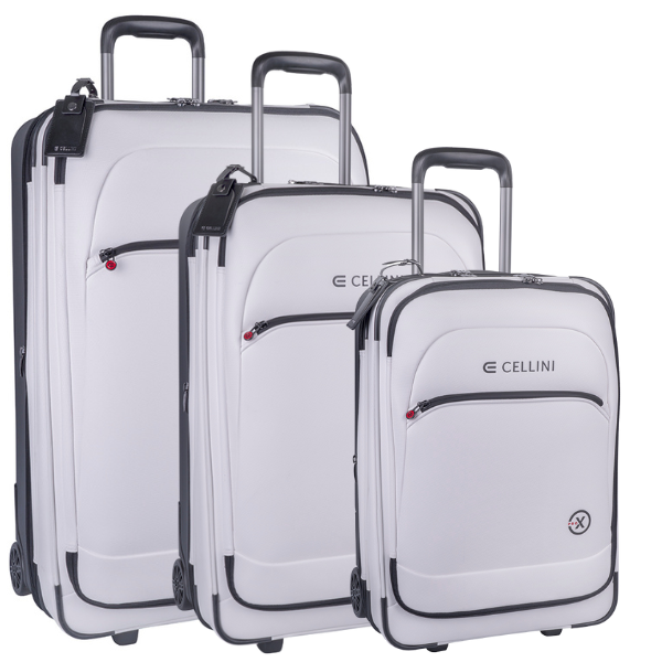 Cellini Pro X 3 piece set Pullman with Oversized Fastline Wheels white ...