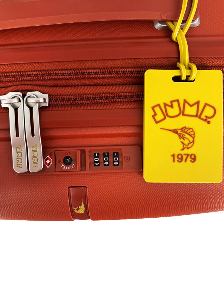 Jump Evae Large 4 Wheel Trolley Case Terracotta – Saleys Travel Goods