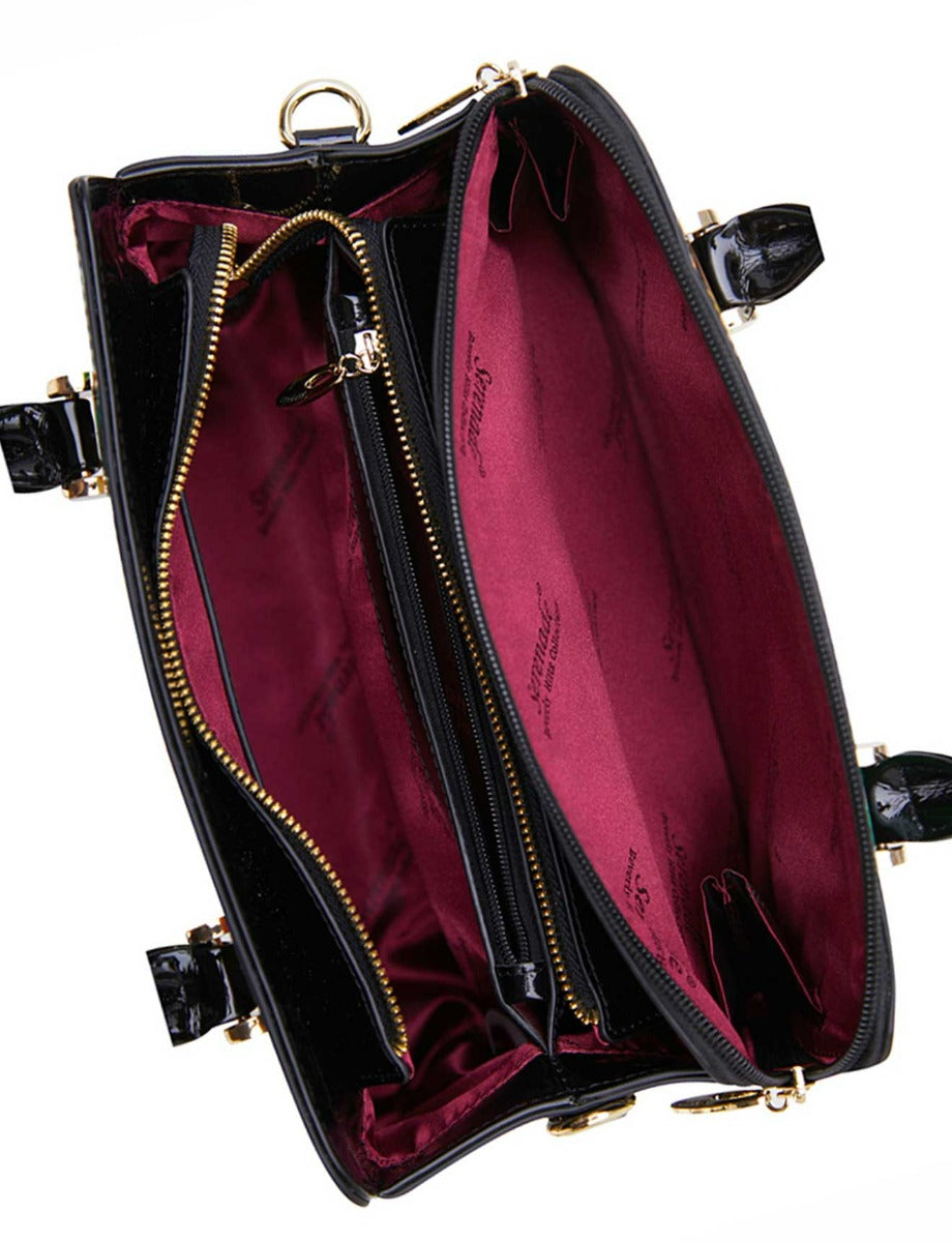 Serenade Geo Grip Handle Bag – Saleys Travel Goods