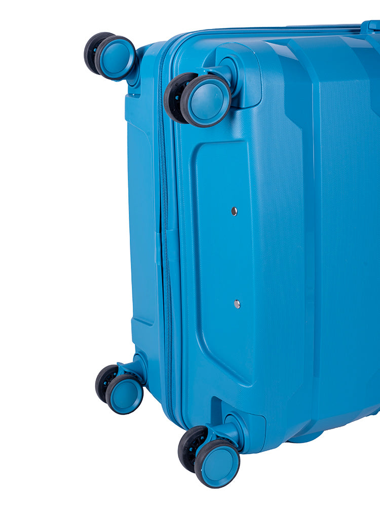 Voyager Pacific Large 75cm Wheel Trolley Case Blue – Saleys Travel Goods