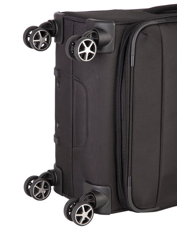 Cellini Smartcase Large 4 Wheel Trolley Case Black – Saleys Travel Goods